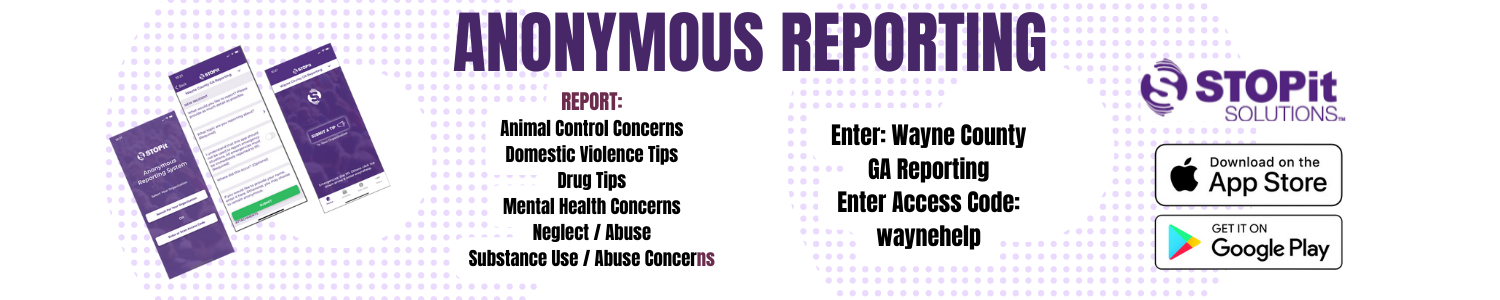 STOPit Wayne County - Wayne County, GA Help